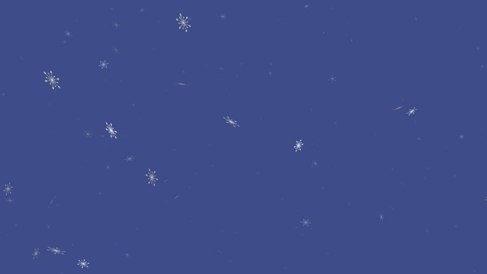 Snowfall Animation on a Timeline