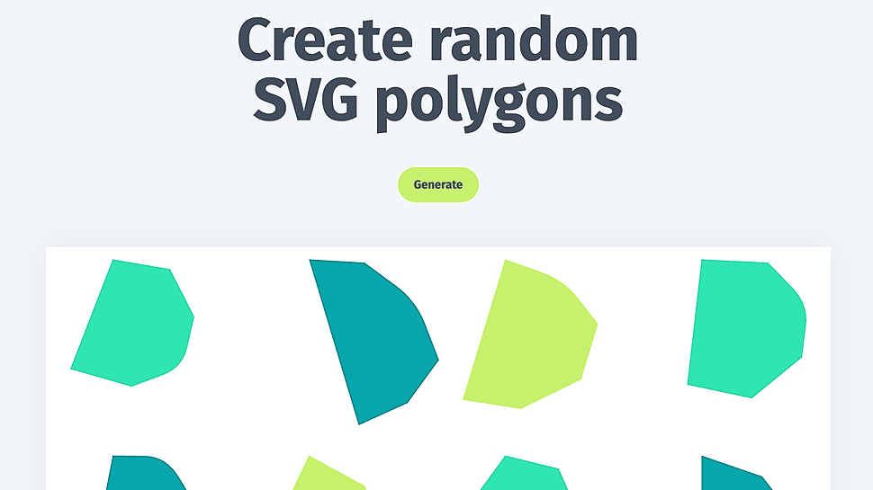 Making random SVG shapes