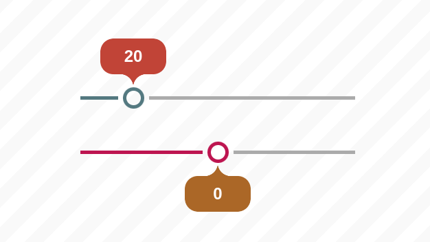 CSS-only Custom range slider