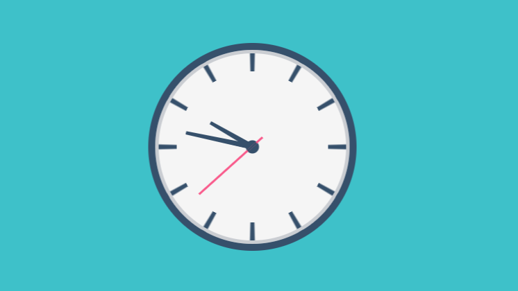 What time is it? (A CSS-only clock showing the current time)