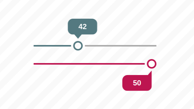 CSS-only Custom range slider