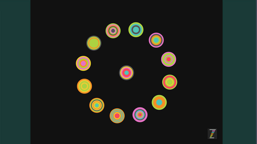 Generative Art with Guide in ZIM - CodePen Challenge