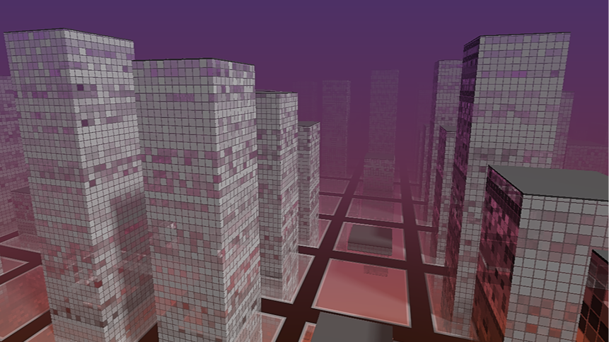Reflective City | WebGL Fragment Shader