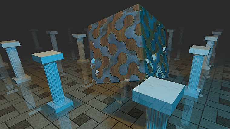 Cube Mapped Box/WebGL Fragment Shader