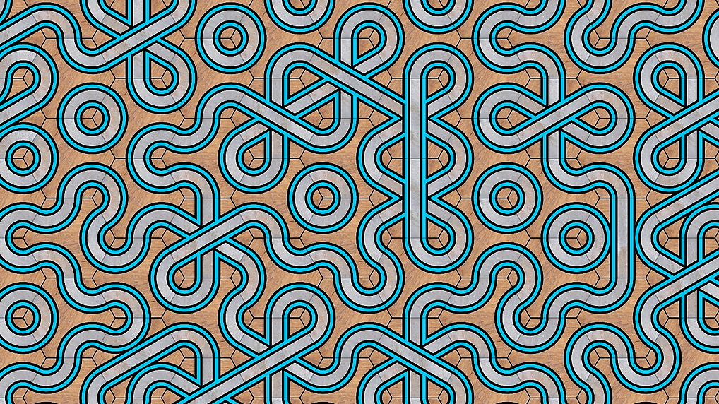 Woven Truchet Tiles / WebGL