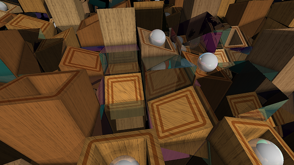 Glass and Wooden Pegs / WebGL Fragment Shader