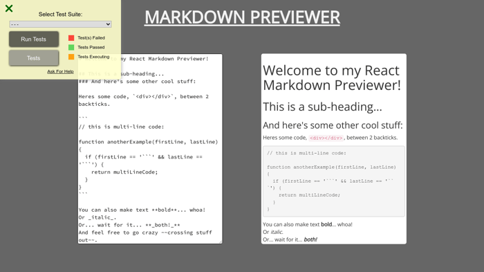 Marked Not Working Markdown Previewer The Freecodecamp Forum 7659