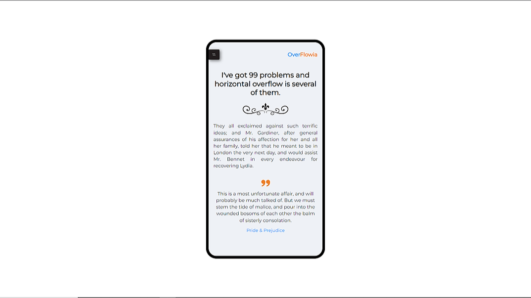 Codepen Overflow Challenge