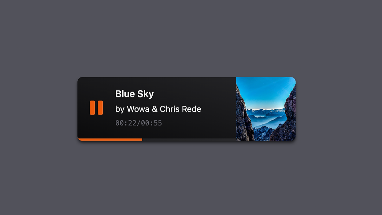 Custom Audio Player Alpinejs Tailwindcss