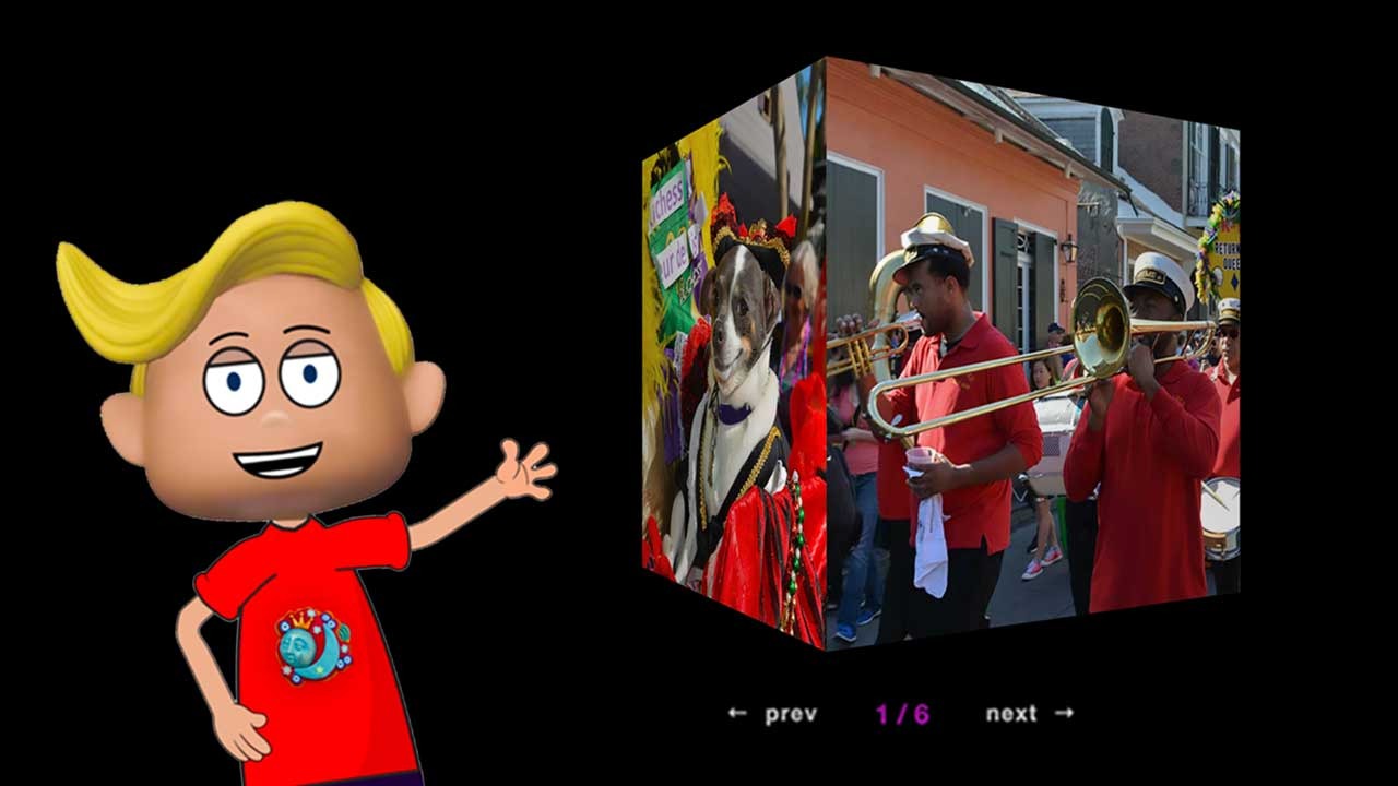Swiper.js 3D Cube Effect Slider - Responsive with slide count and ...