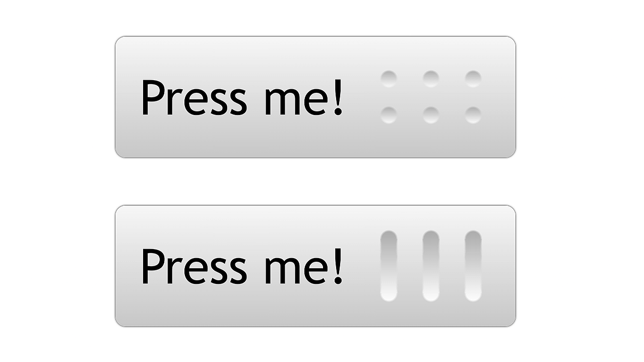3D button effect with CSS gradients + masking
