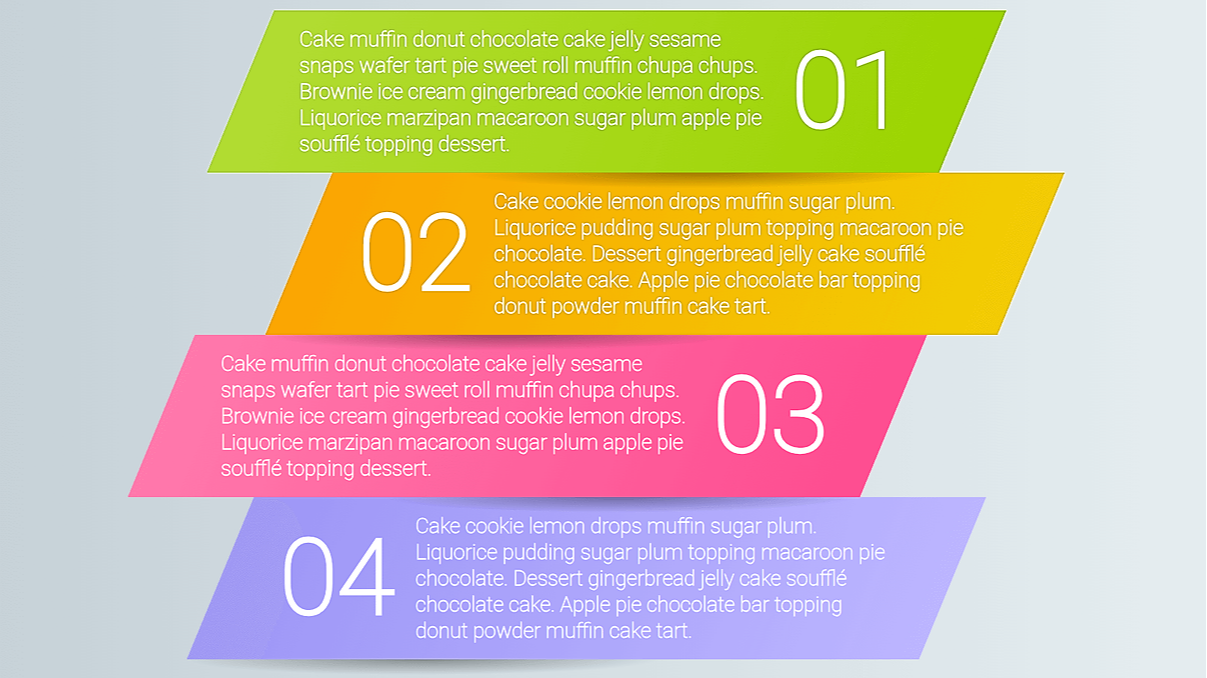 Responsive infographic with CSS variables and flexbox tricks