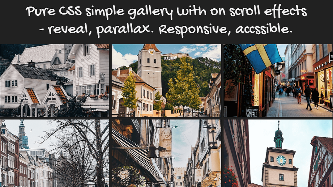 Pure CSS simple parallax on scroll (responsive, accessible)