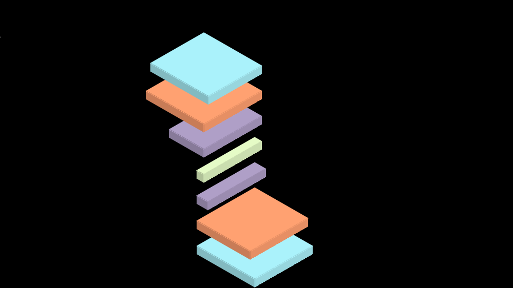 flair (pure CSS 3D)