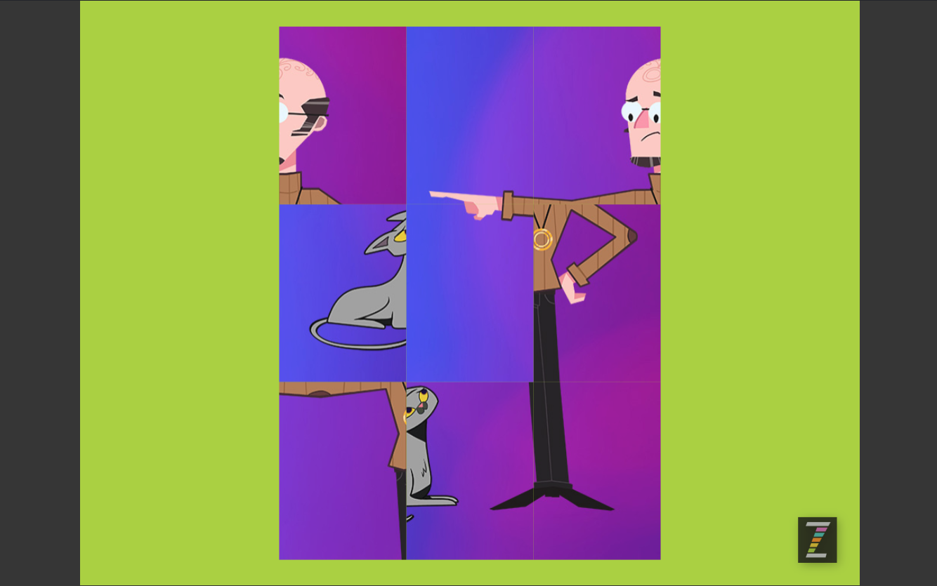 ZIM Puzzle for the CodePen Slide Challenge