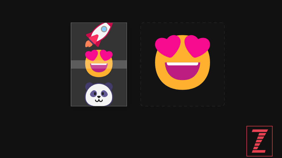Slide Snap on Scrolling List with ZIM for CodePen Challenge