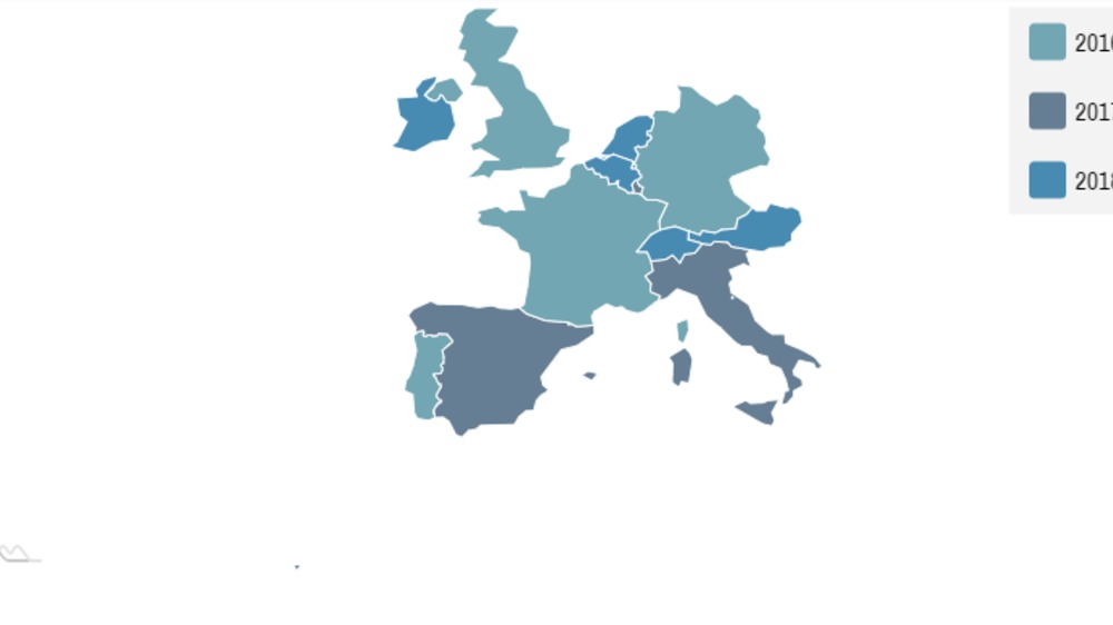 amCharts V4: Map (legend)