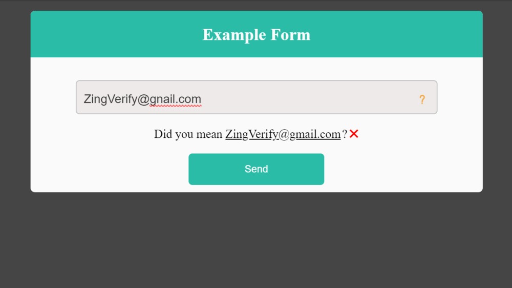 Simple email verification