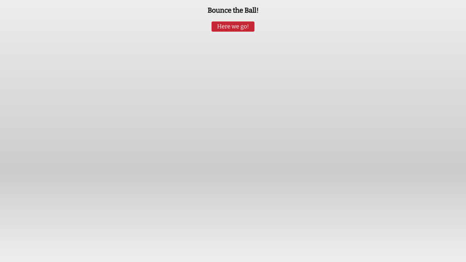 Ball Bouncing Using Vue Transition And Css Animation