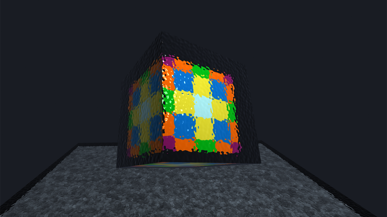 Glass Cube Parallax Shader