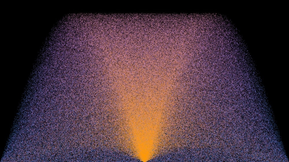 1 Million Particle Fountain (WebGL/regl)