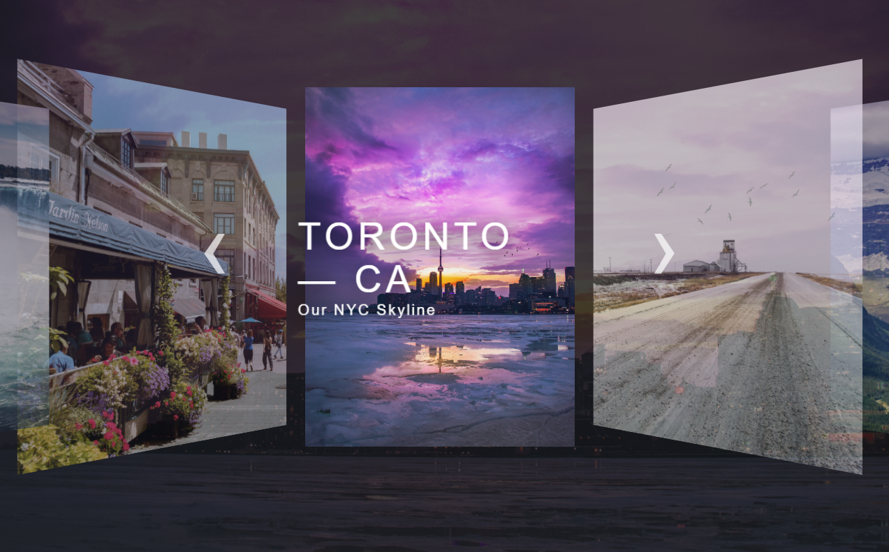 React Hover-Tilt Slideshow Animation