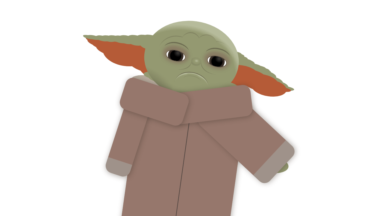 Pure CSS Baby Yoda (a.k.a. Pure CSS Baby Yoda (a.k.a.