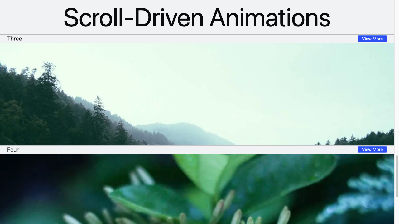 CSS Scroll-Driven Animations For Landing Page