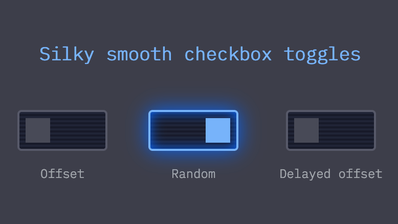 Silky smooth checkbox toggles with SVG.js
