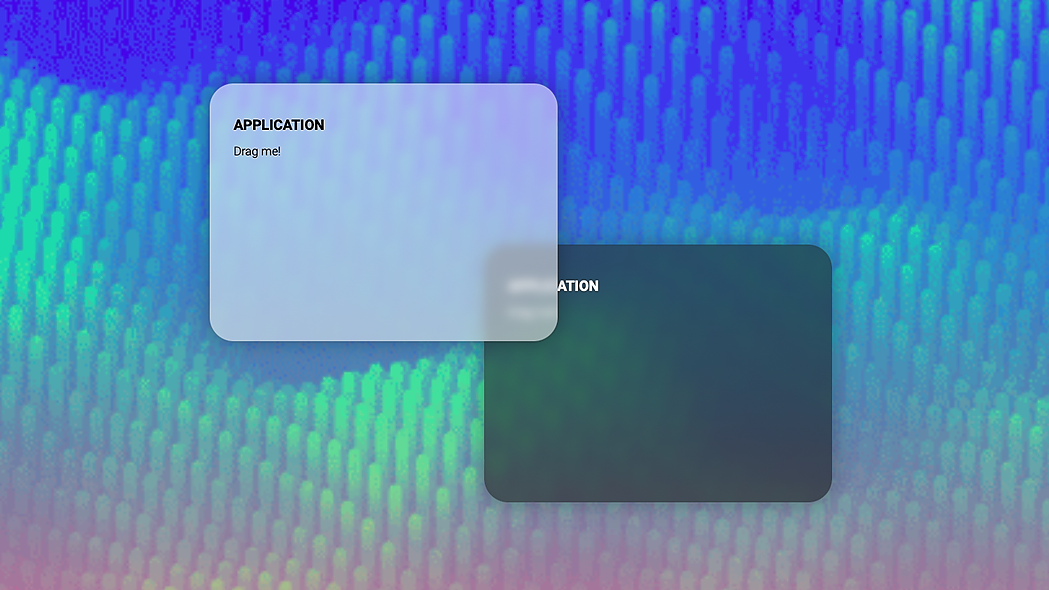 CSS backdrop-filter frosted glass demonstration