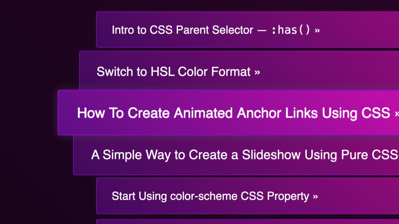 CSS Staircase Hover Effect Using :has()