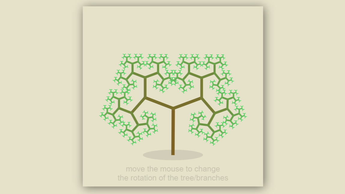 Fractal Tree (Interactive)