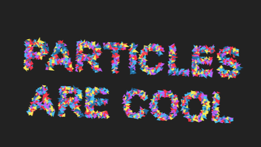 Particle Text (Animated)
