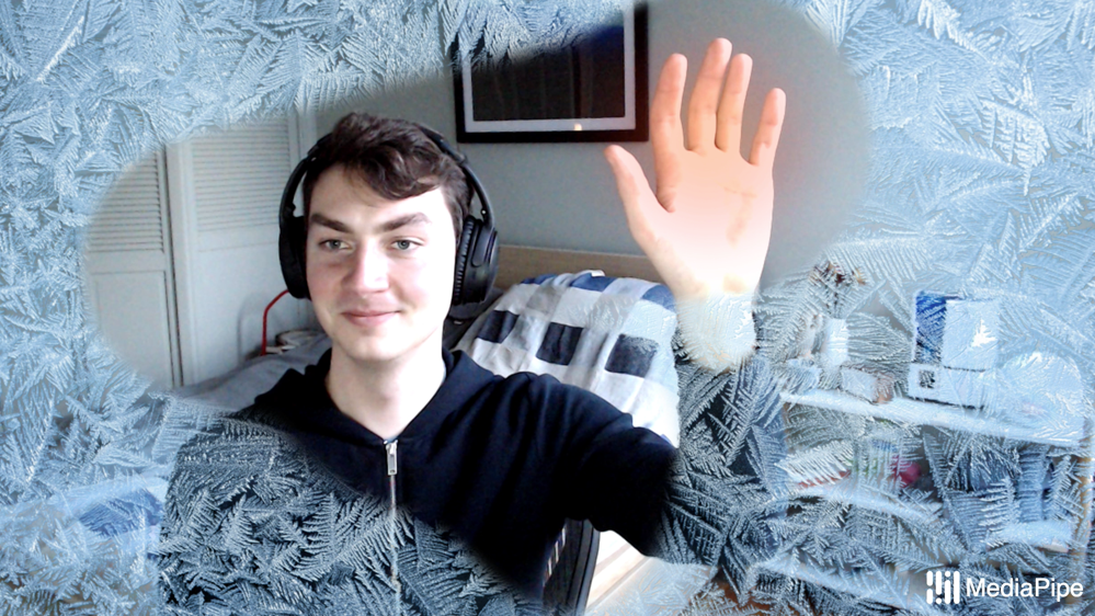 MediaPipe - Ice Defrosting Demo Effect