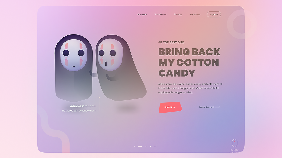 Ghost Landing Page