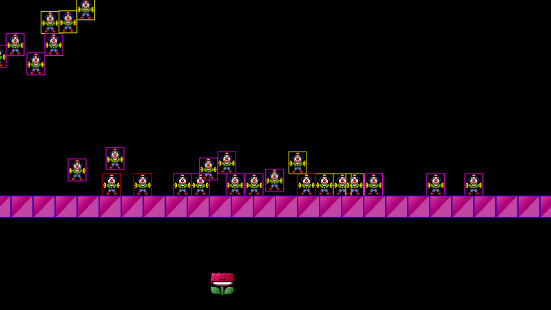 Arcade Physics bodies in a crowd, throttled