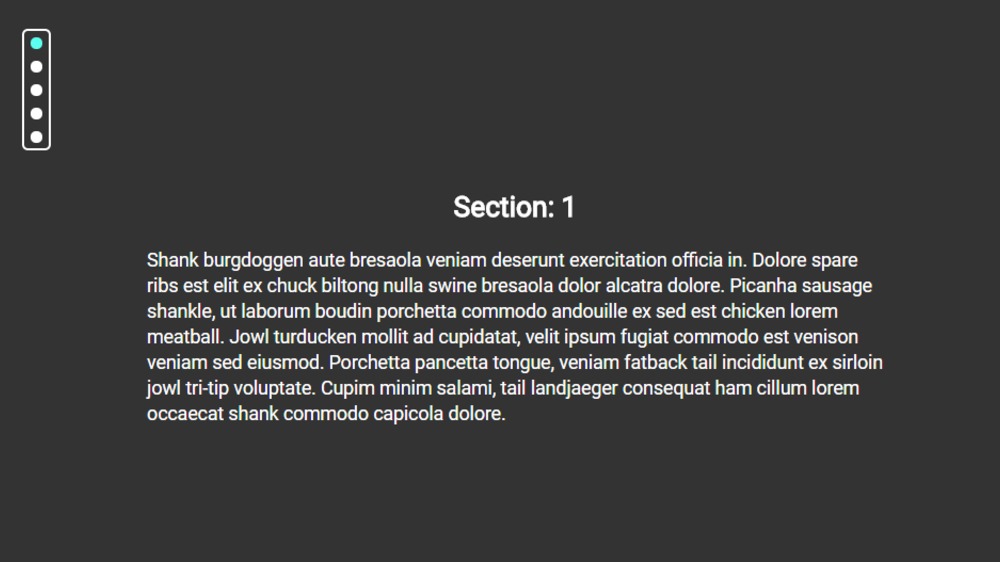 Example Scroll Jacking
