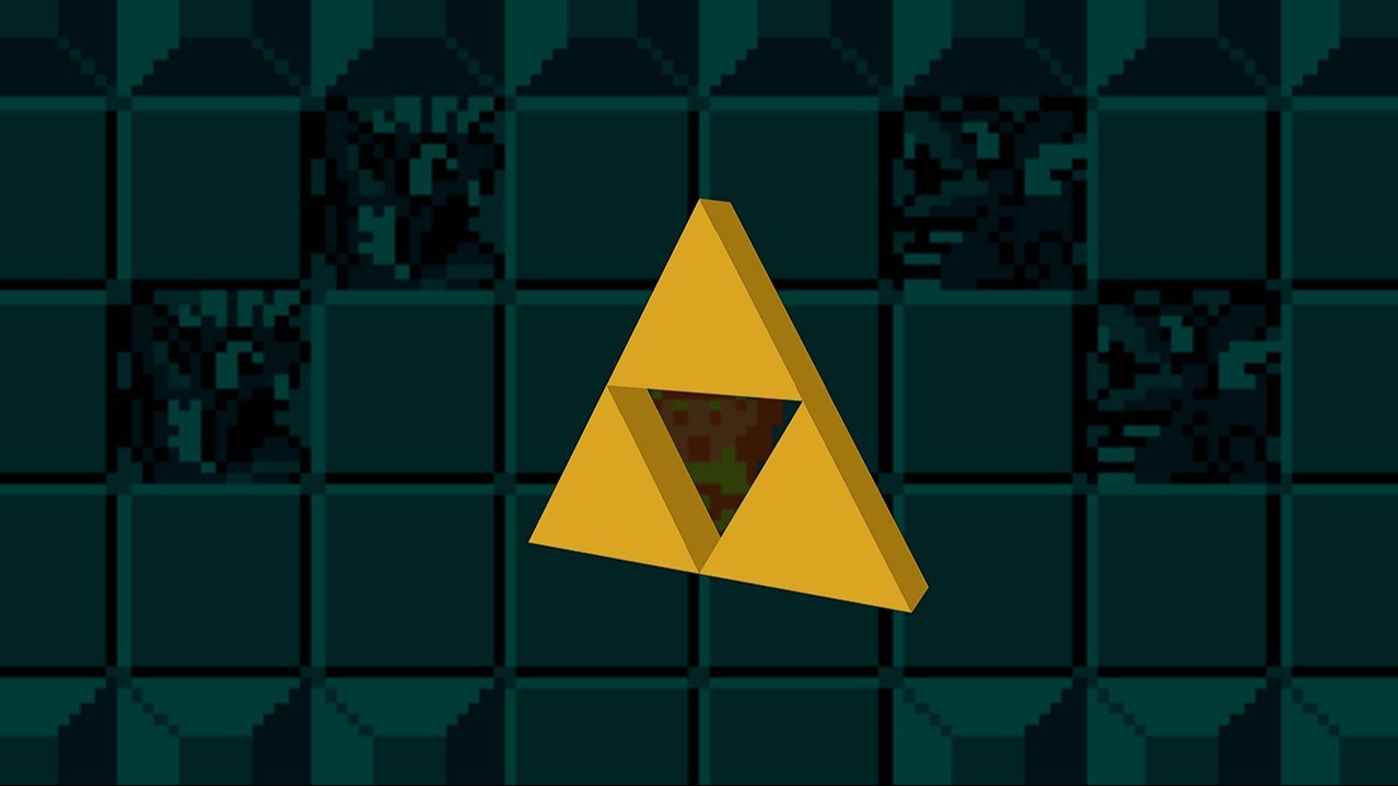 Interactive CSS-only 3D Triforce