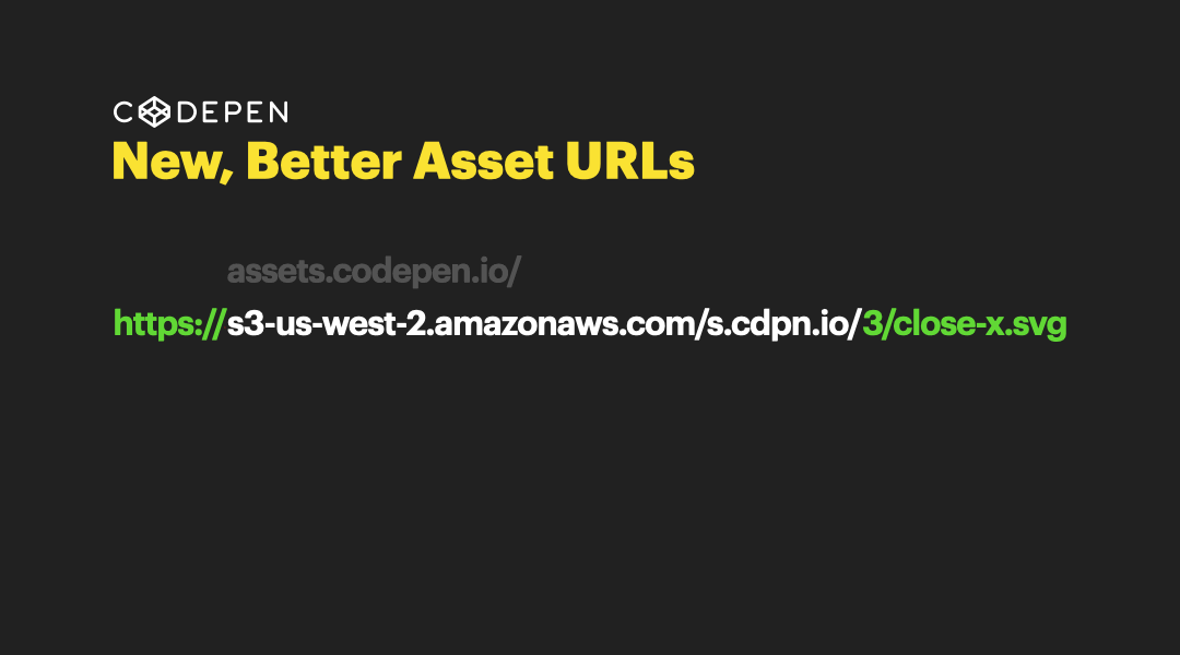 Asset Hosting - CodePen PRO